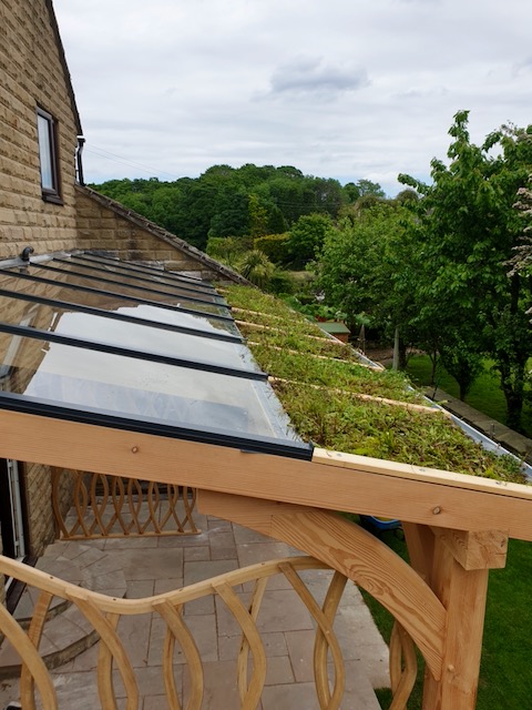Glazed Canopy with Greenroof and Wavey Screens, Sheffield – Handspring ...