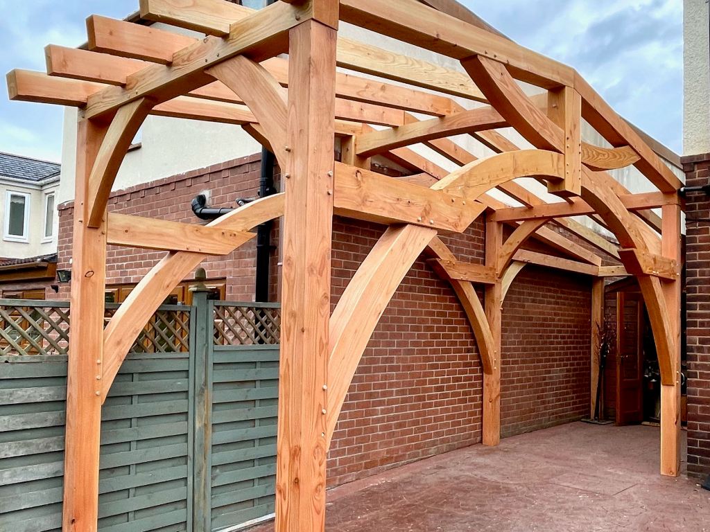 Hammerbeam Truss Pergola, Sheffield – Handspring Design